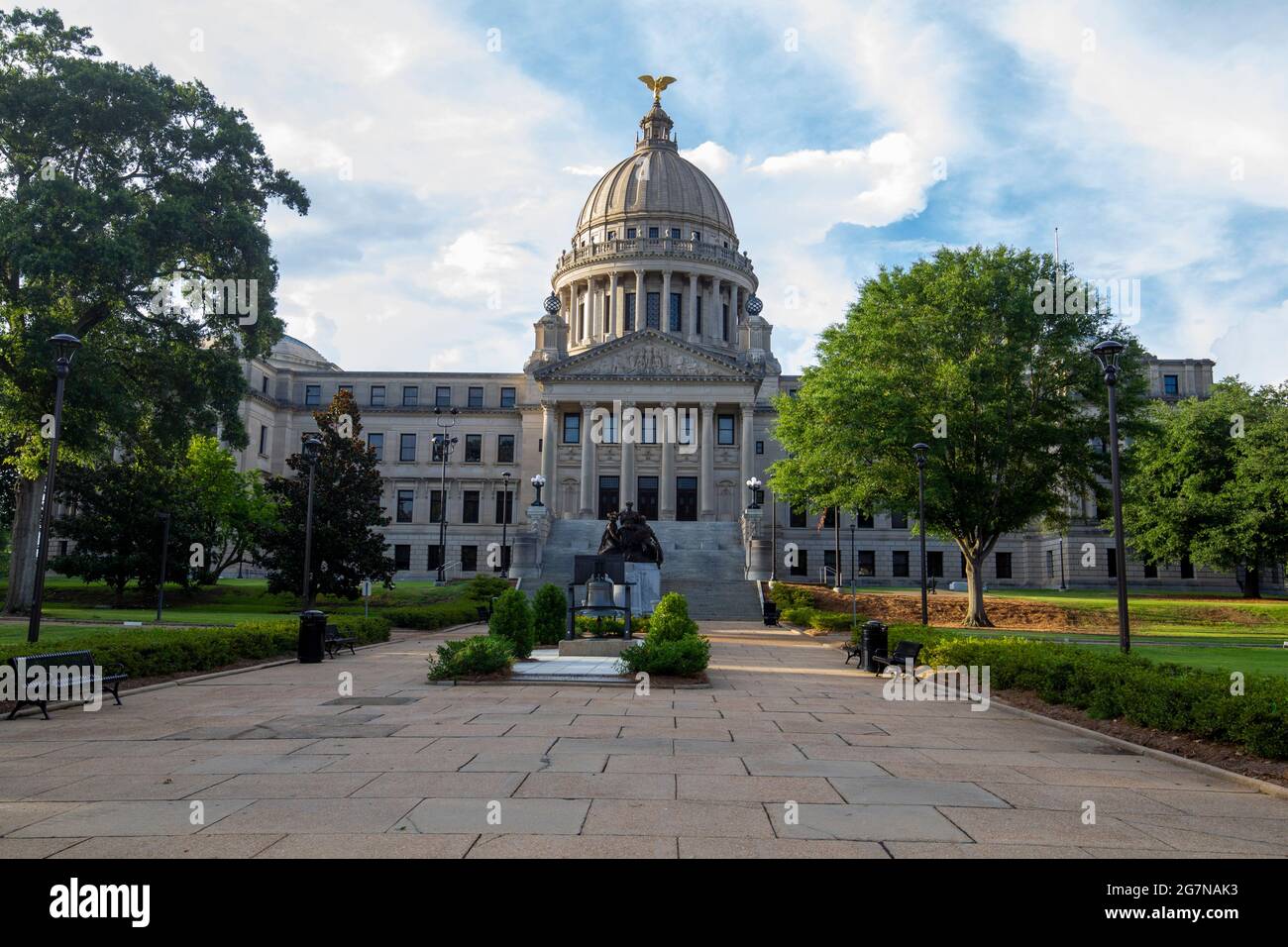 The state capitol building of Mississippi in Jackson Mississippi Stock ...