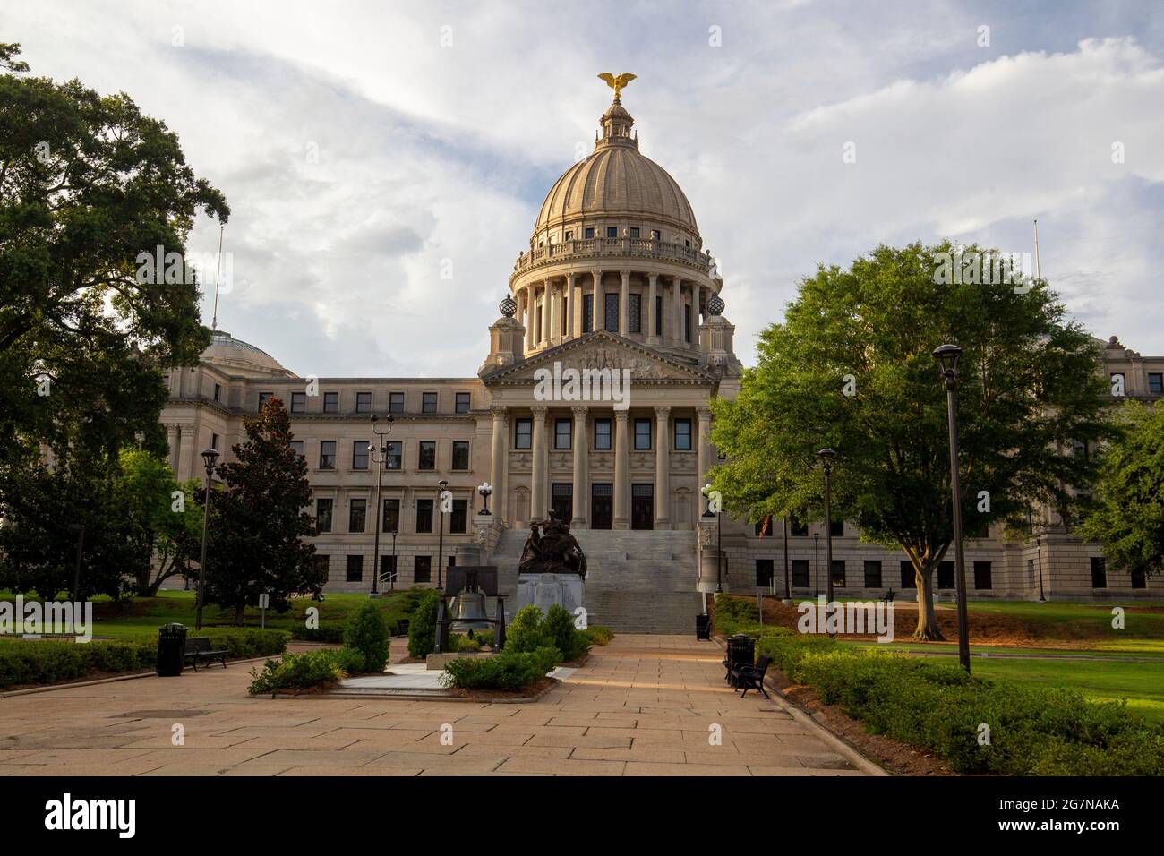 The state capitol building of Mississippi in Jackson Mississippi Stock ...