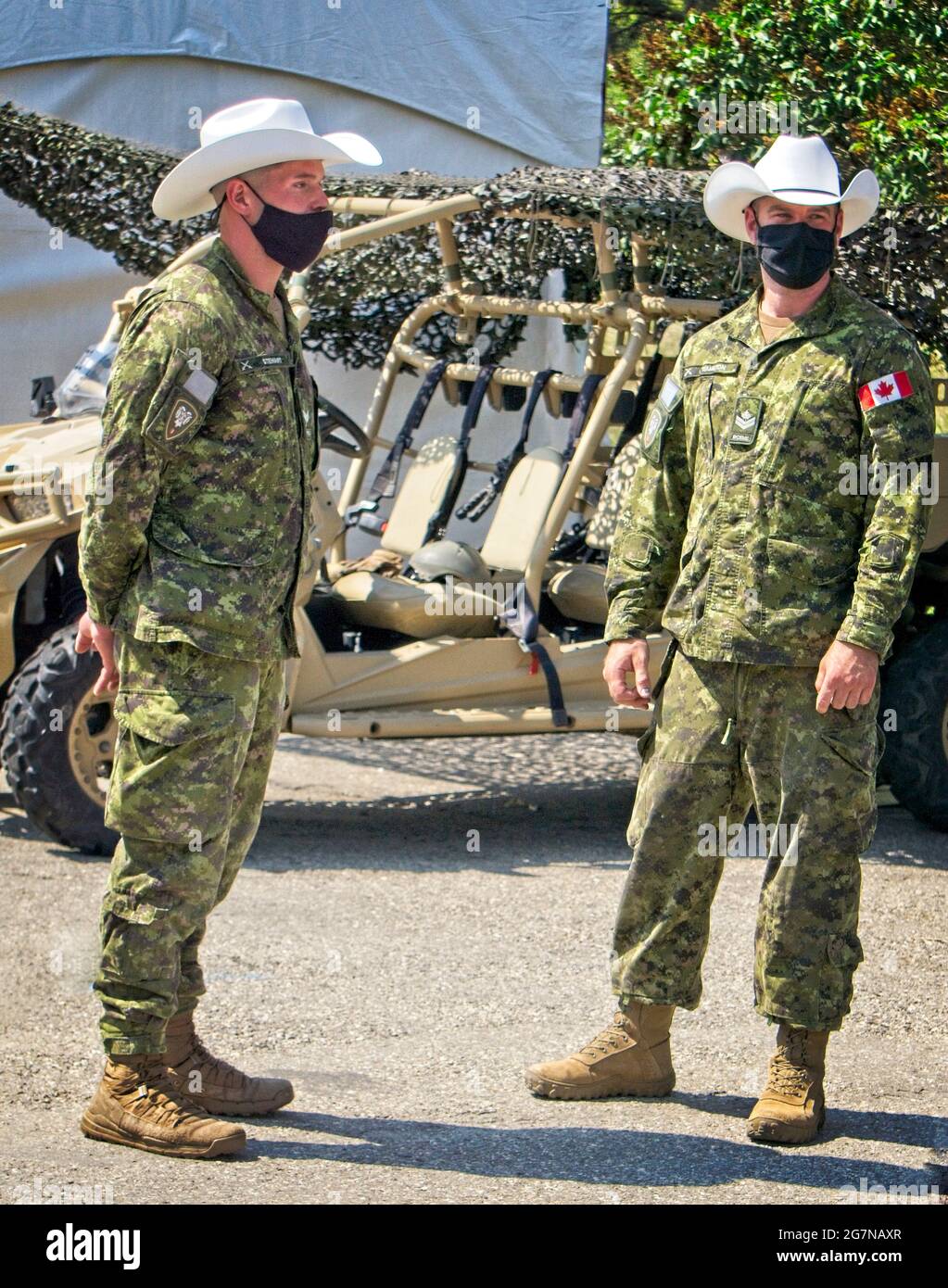 Military Calgary Stampede 2021 Alberta Stock Photo - Alamy