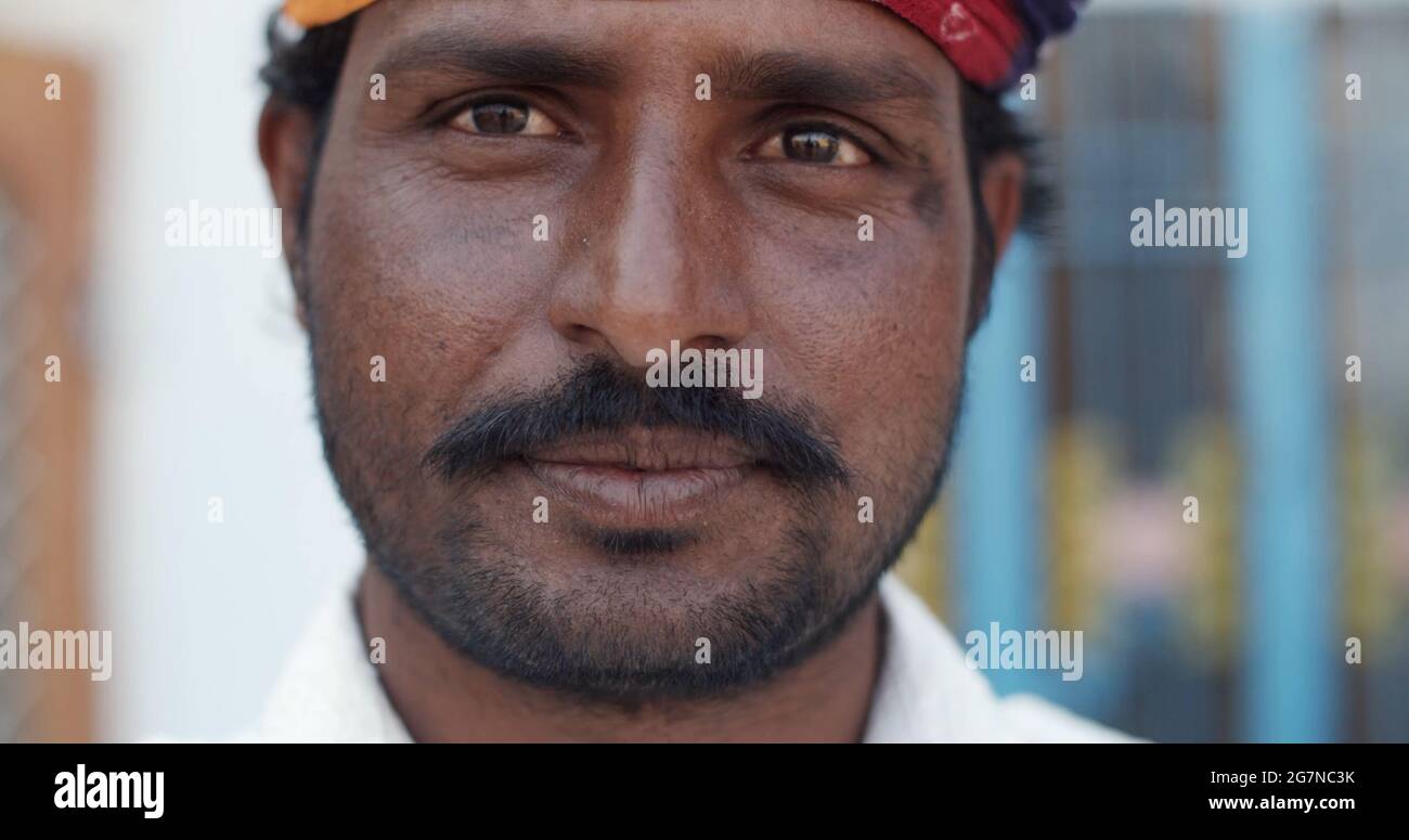 Portrait of a handsome man from India Stock Photo - Alamy