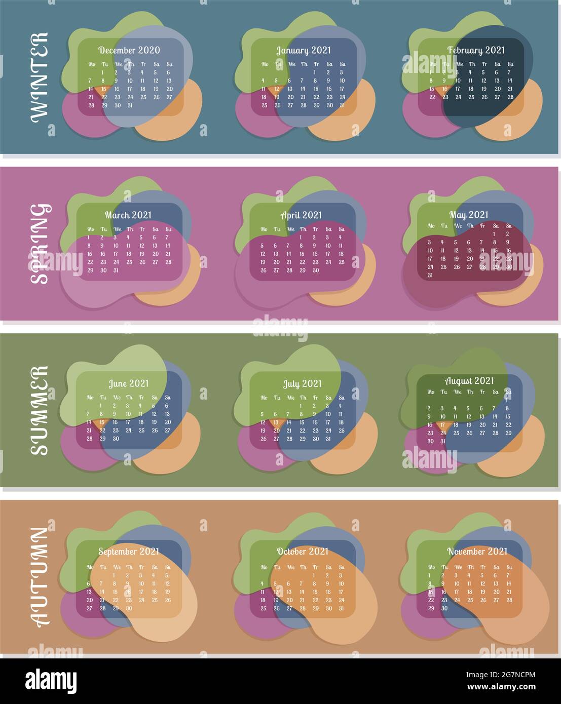 12 seasons Stock Vector Images - Alamy