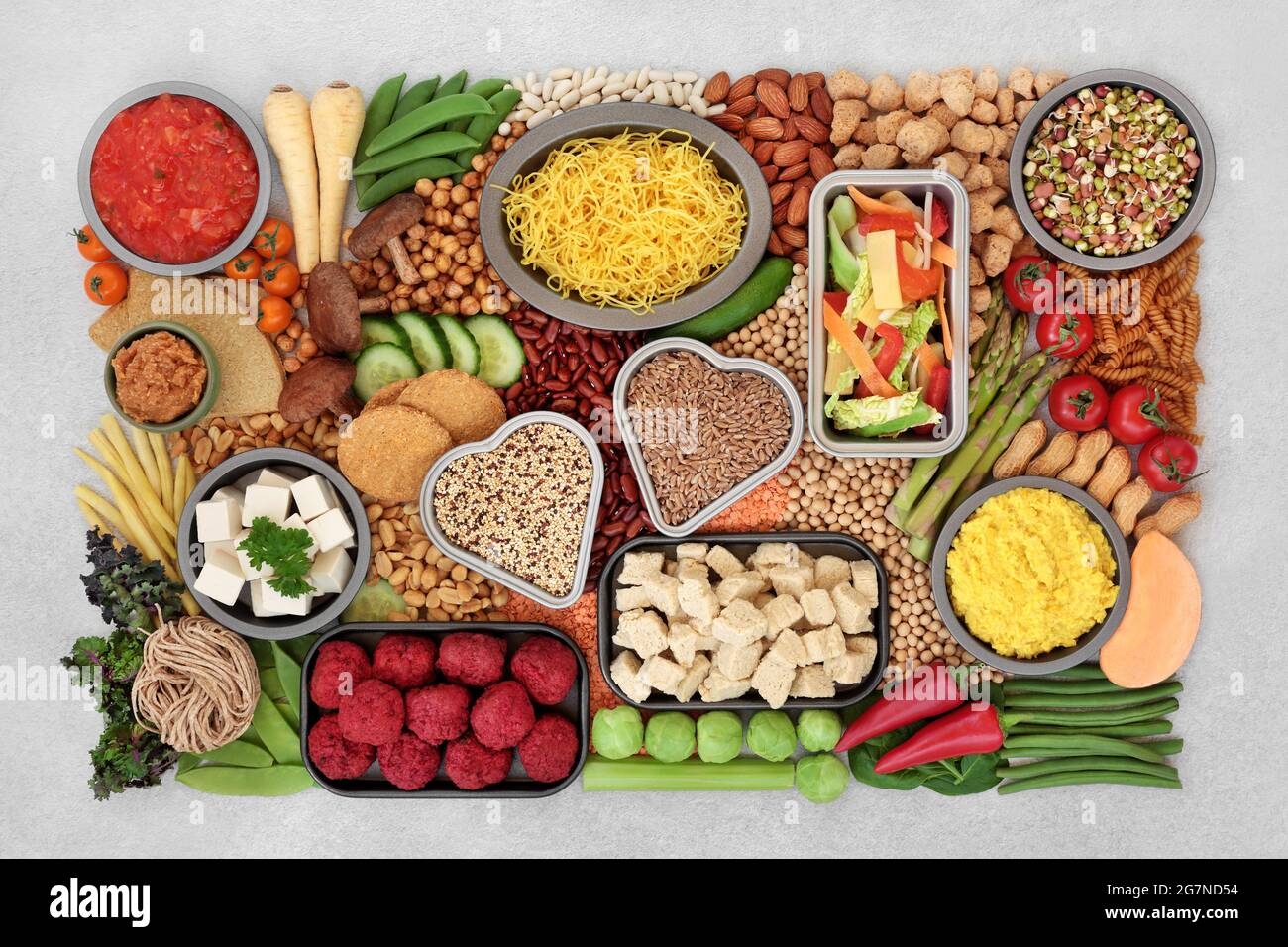 Low cholesterol vegan health food with plant based foods high in omega ... Low cholesterol vegan health food with plant based foods high in omega ...