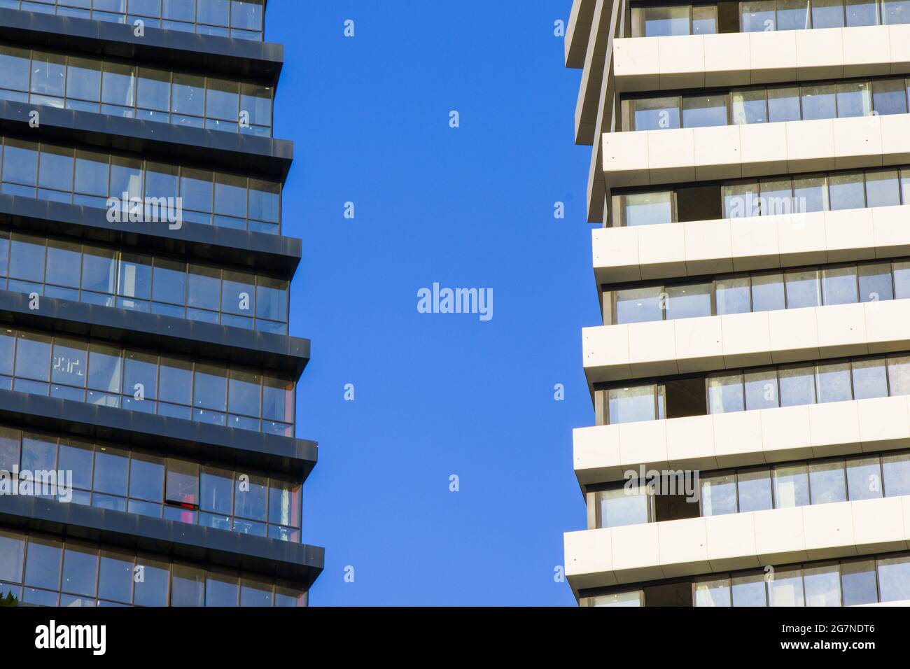 Exterior of Axis building towers in Tbilisi Stock Photo - Alamy