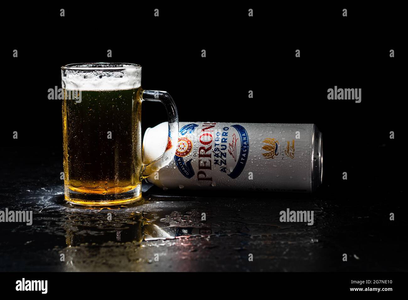 Peroni can hi-res stock photography and images - Alamy