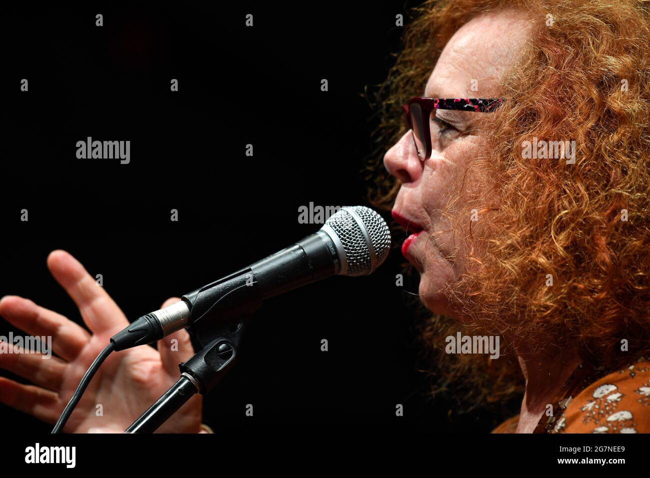 Rome, Italy. 14th July, 2021. Sarah Jane Morris, Tomy Remi and Papik ...