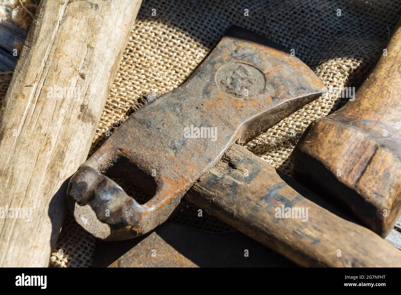 Marking axe hi-res stock photography and images - Alamy