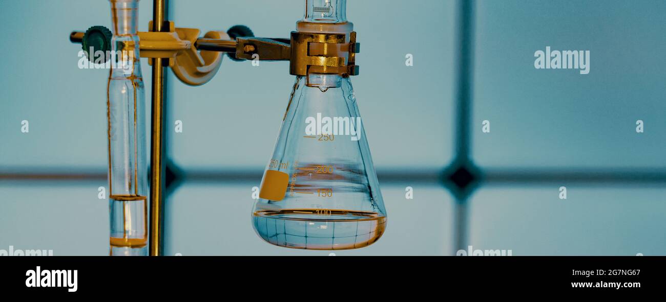 Laboratory with chemical devices for sublimation Stock Photo - Alamy