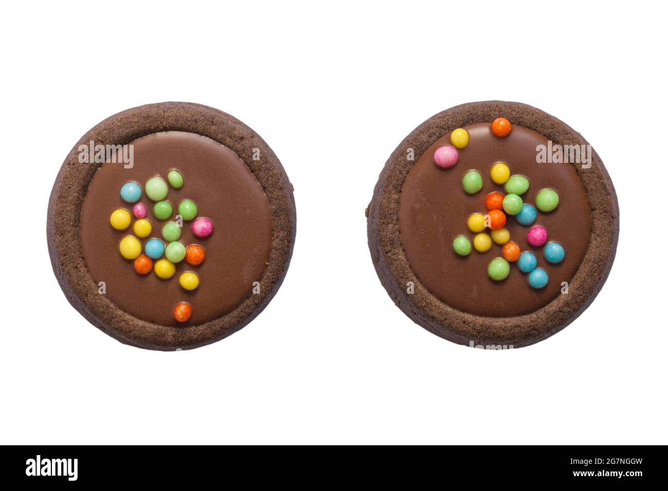 Colin the Caterpillar button biscuits from M&S isolated on white ...