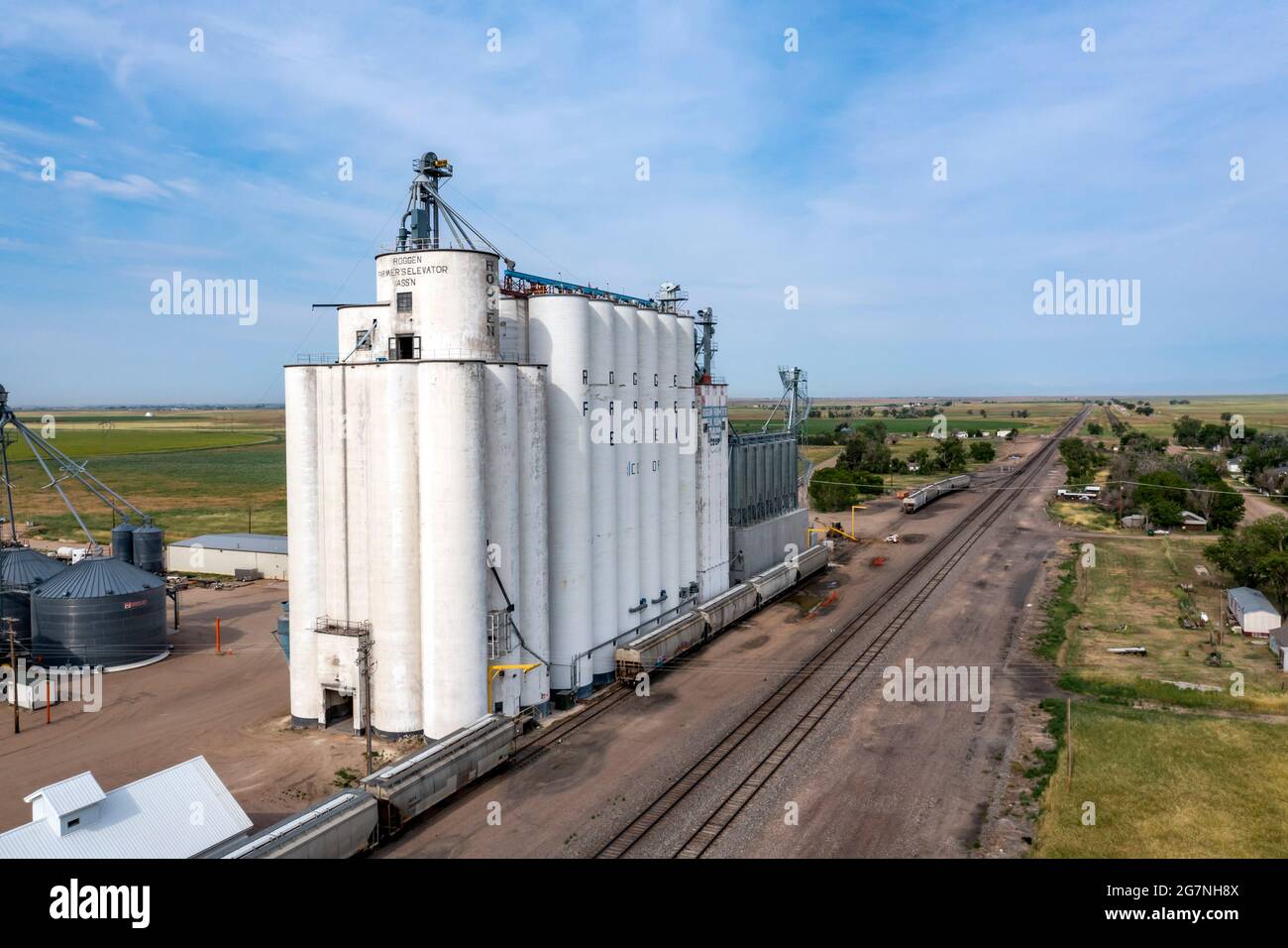 Roggen, Colorado - The Roggen Farmers Elevator Association stores and ...
