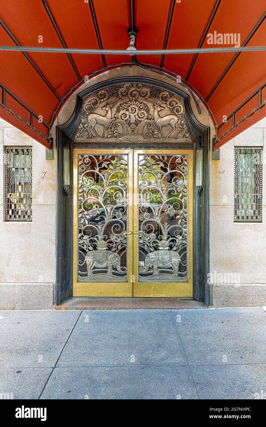 7 Gracie Square is an Art Deco cooperative with a stunning set of hand ...