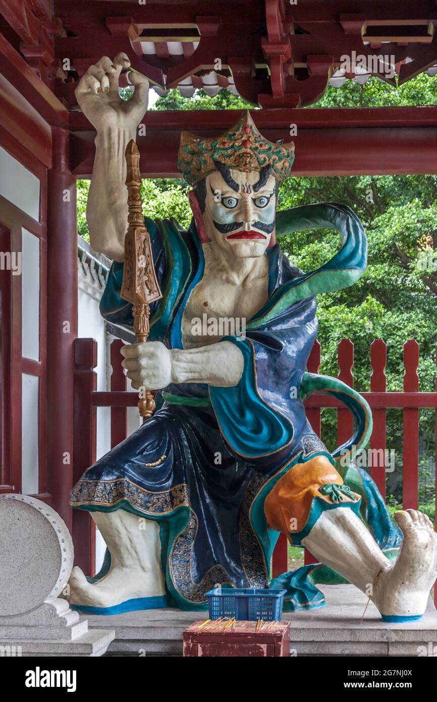 Vertical shot of traditional Chinese monuments in Guangzhou Stock Photo ...