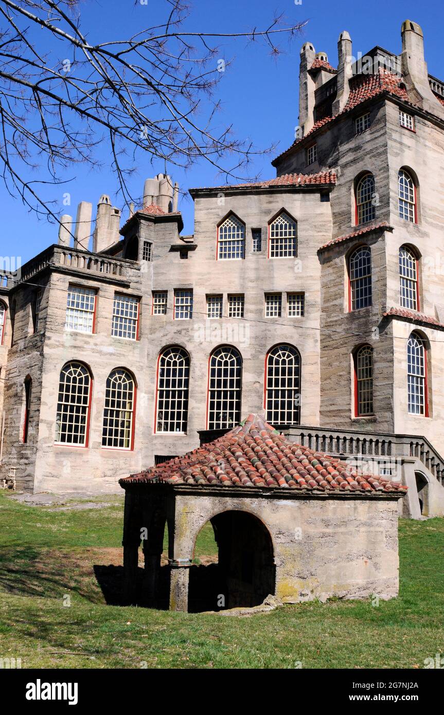 Fonthill Castle ,Doylestown, PA , USA Stock Photo - Alamy