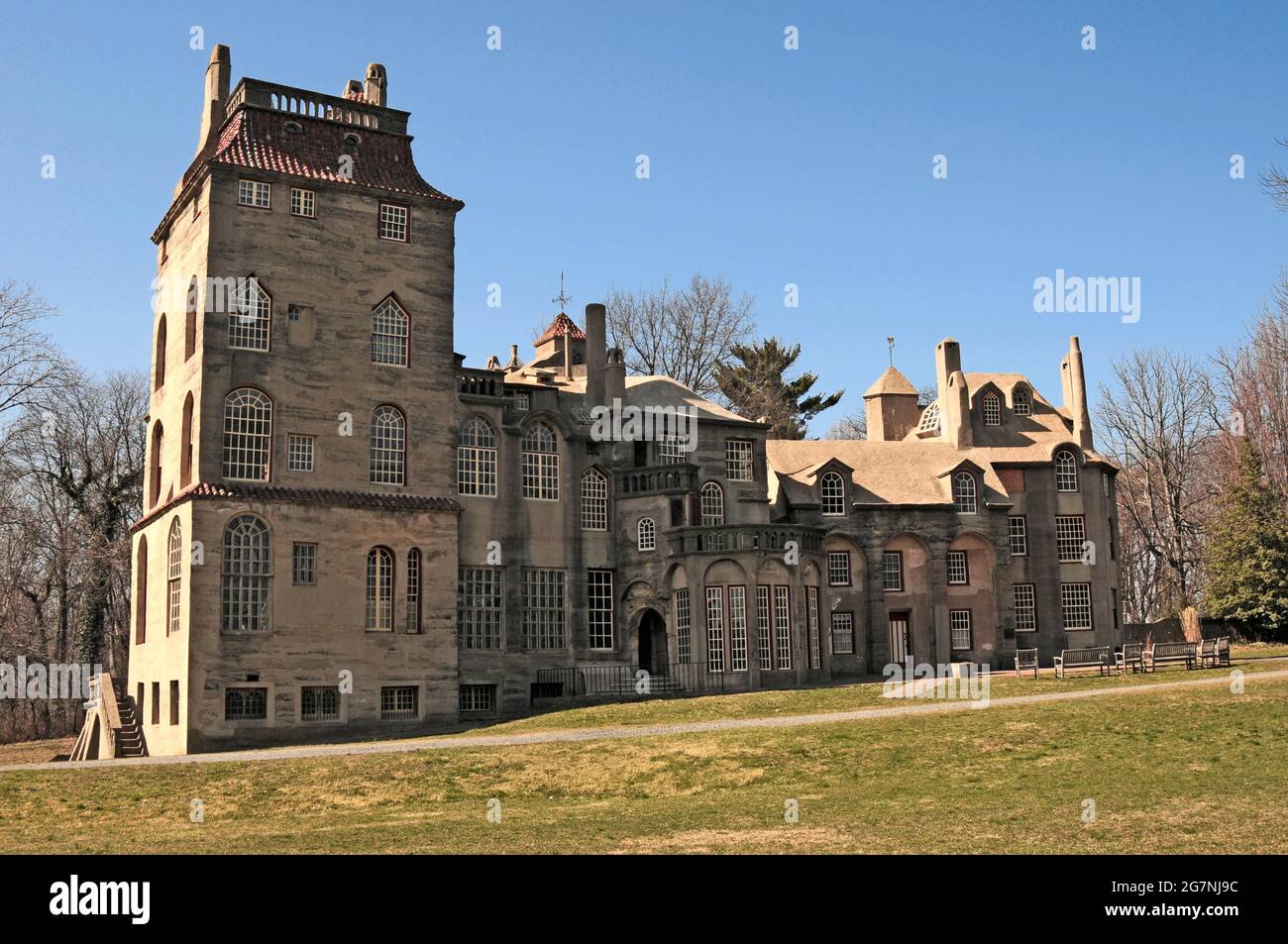 Fonthill Castle ,Doylestown, PA , USA Stock Photo - Alamy