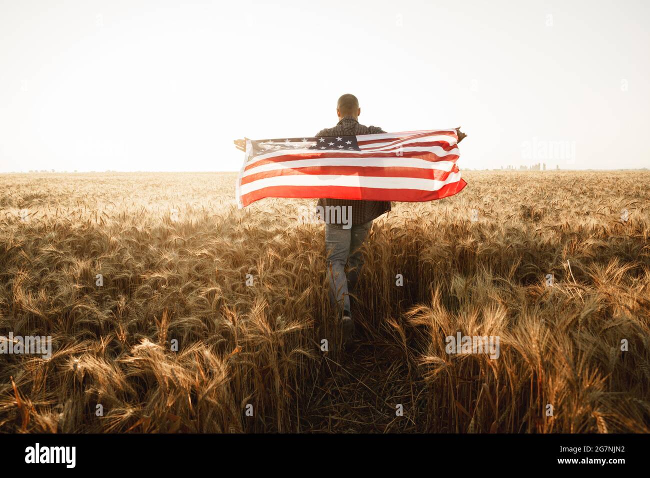 Memorial flag standing in sunshine hi-res stock photography and images ...