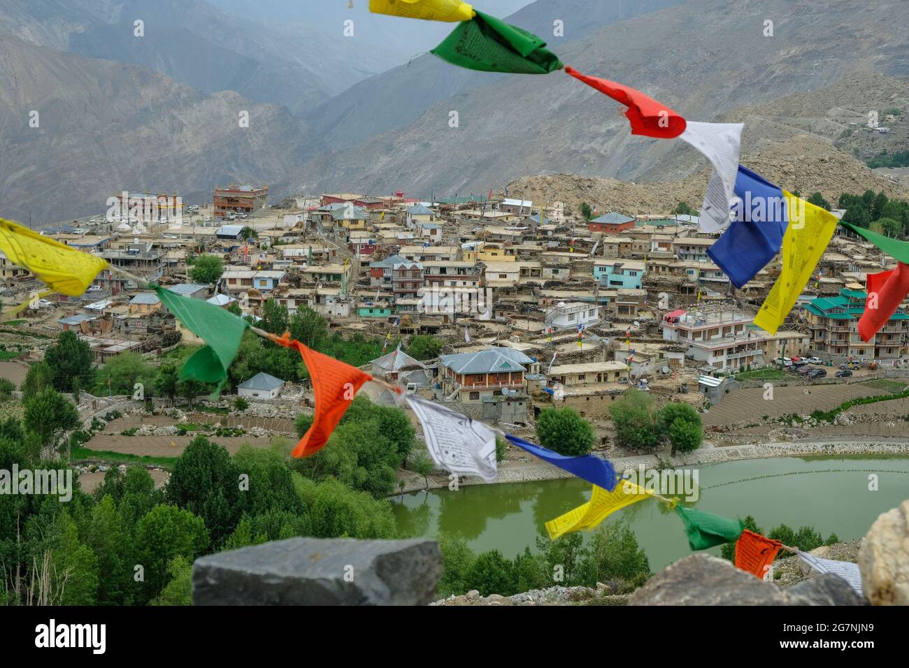 Views of the village of Nako in Himachal Pradesh, India Stock Photo - Alamy