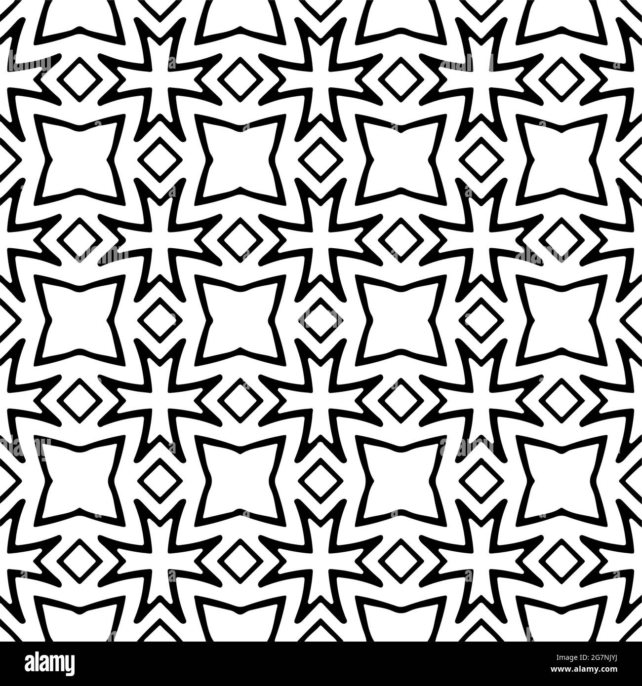 Black and white seamless pattern.retained white elements to easily ...