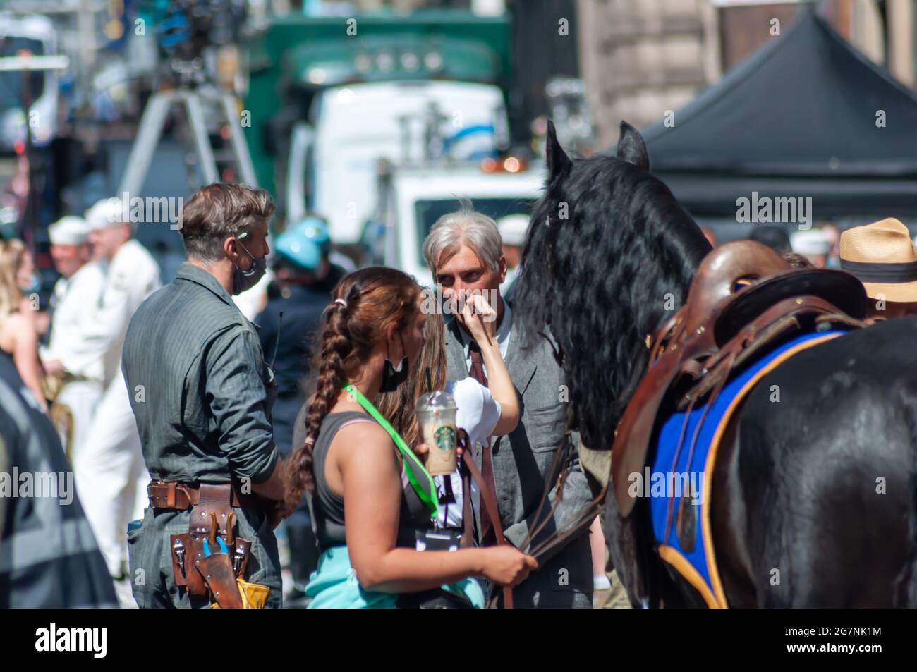 Harrison ford double on set hi-res stock photography and images - Alamy