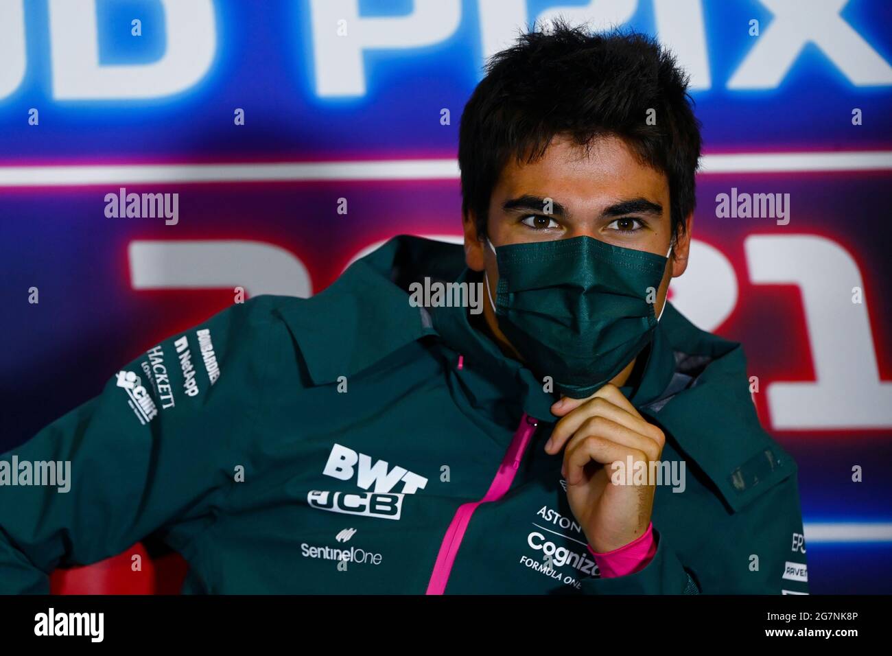 Silverstone, UK. 15th July, 2021. Lance Stroll (CDN) Aston Martin F1 ...