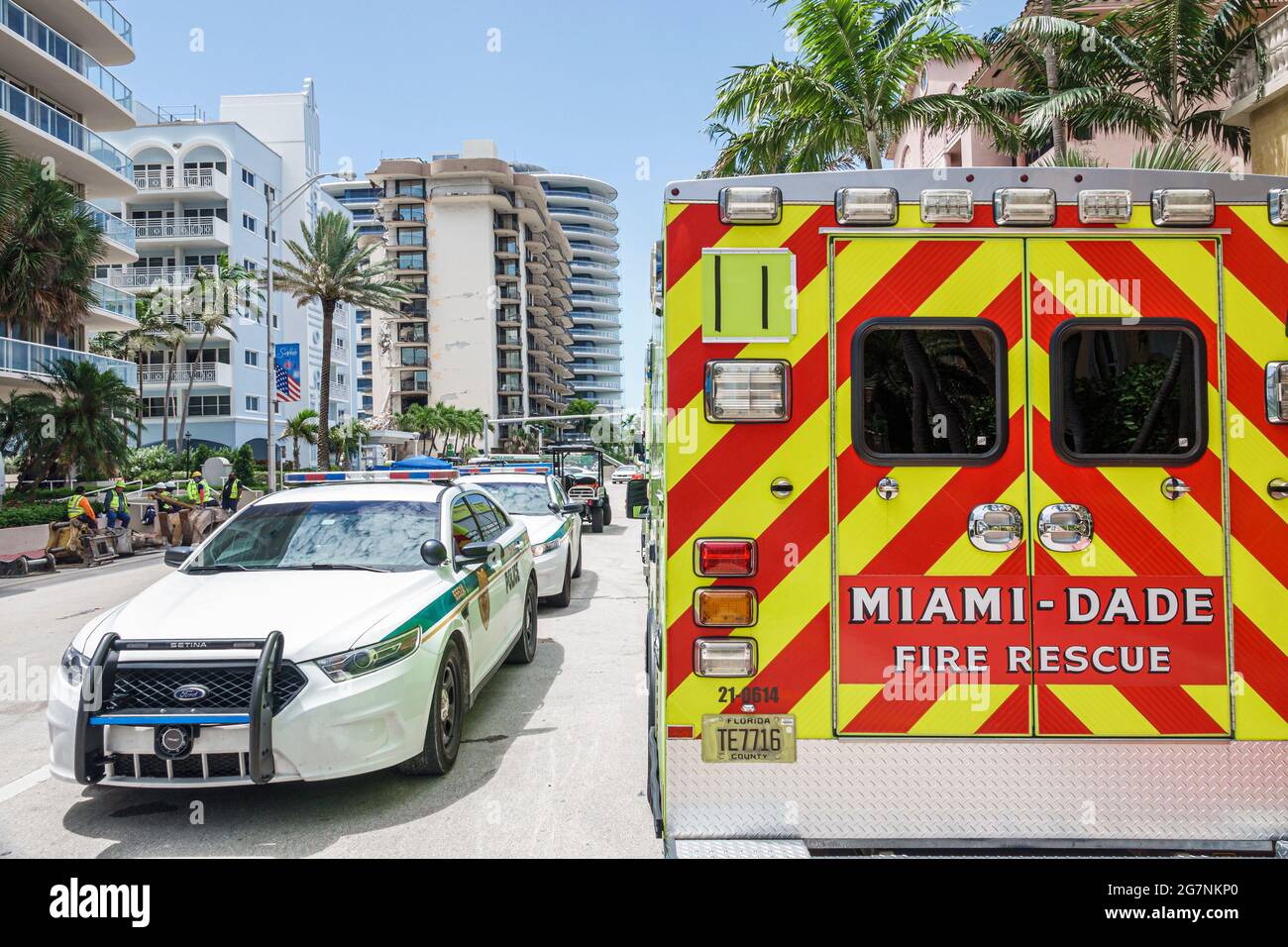 Florida Miami Surfside Champlain Towers South condo condominium ...