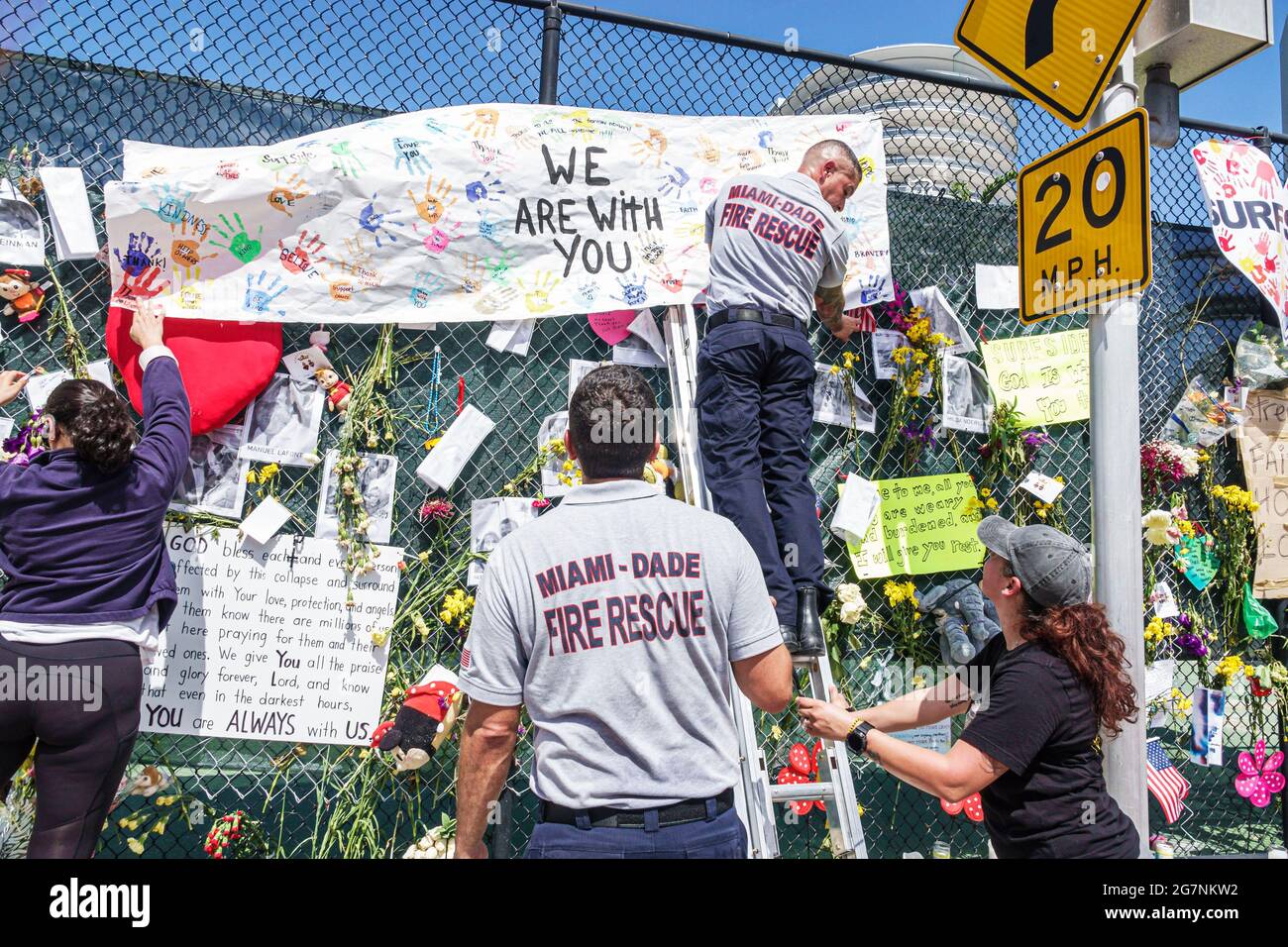 Florida Miami Surfside Champlain Towers South condo condominium ...