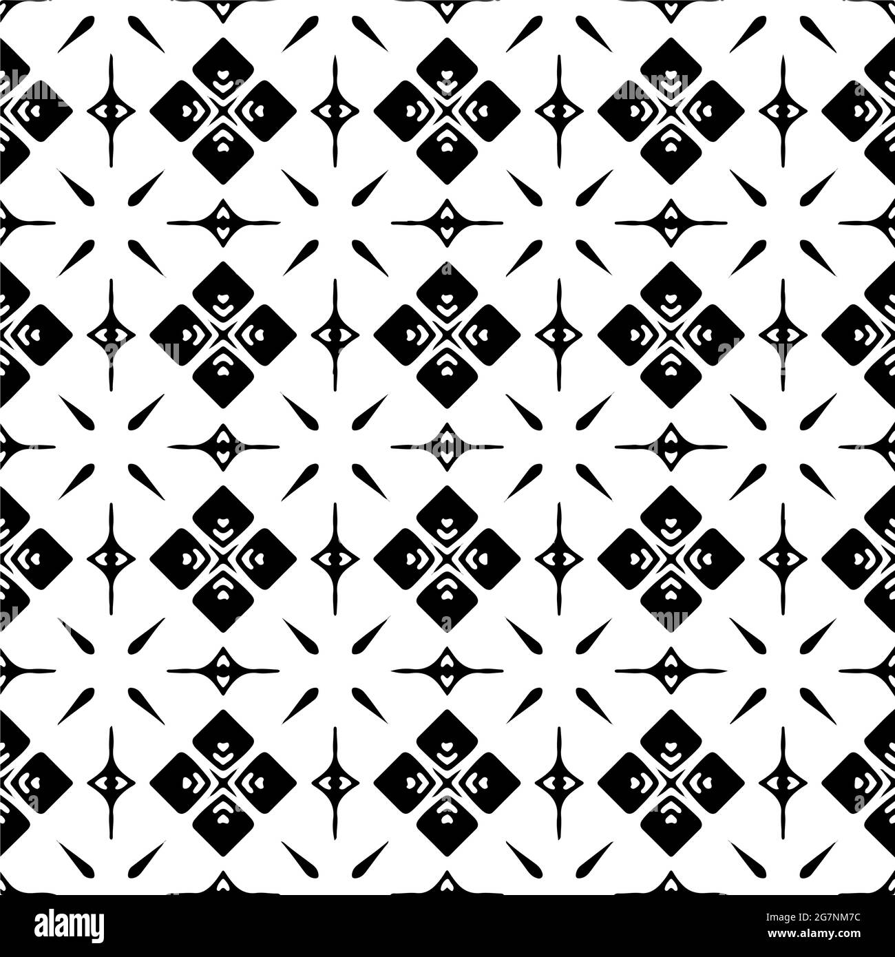 Black and white seamless pattern.retained white elements to easily ...