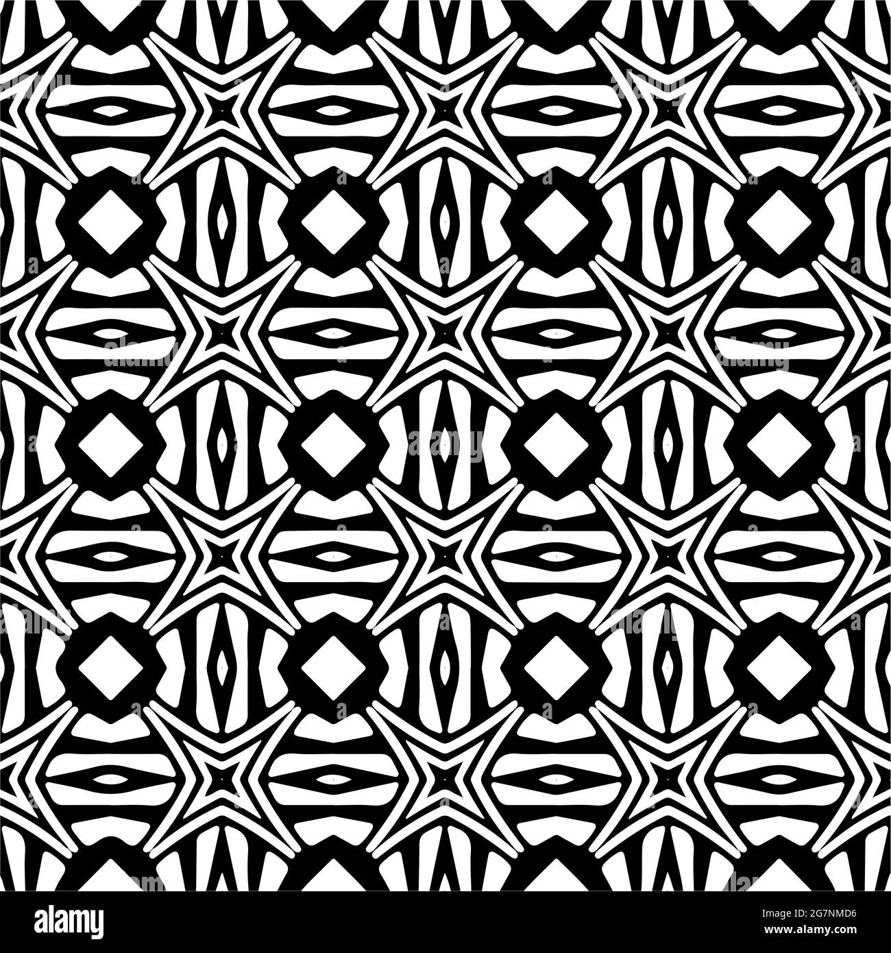 Black and white seamless pattern.retained white elements to easily ...