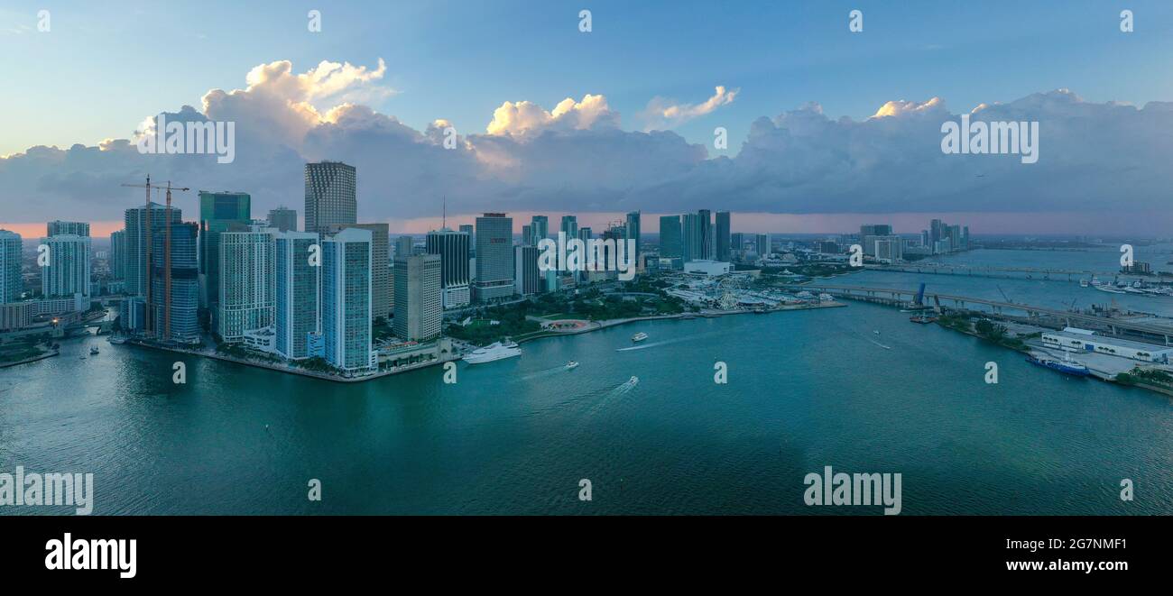 Miami drone footage hi-res stock photography and images - Alamy