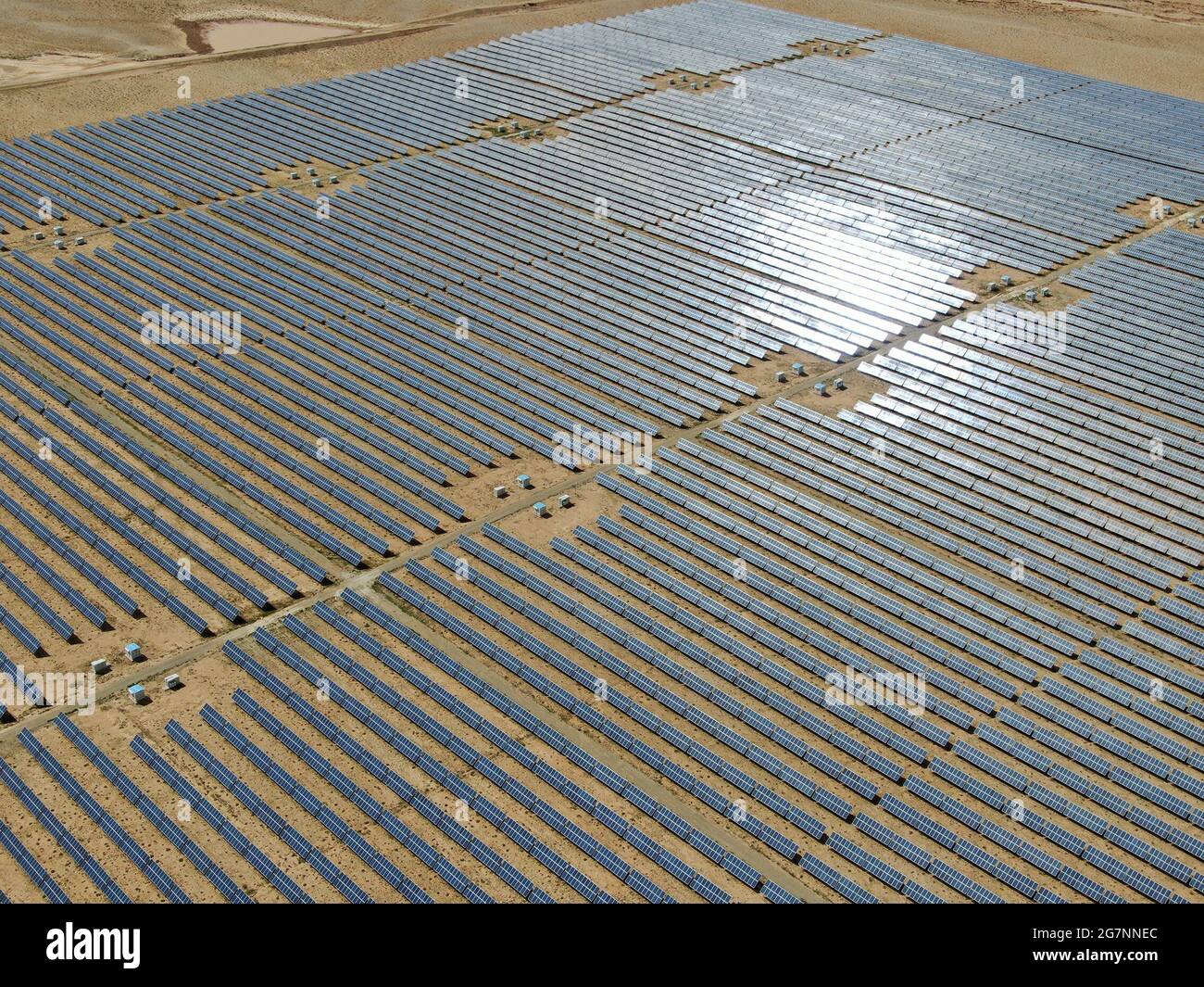 The first phase of the Dunan PV polysilicon project located in Bayannur ...