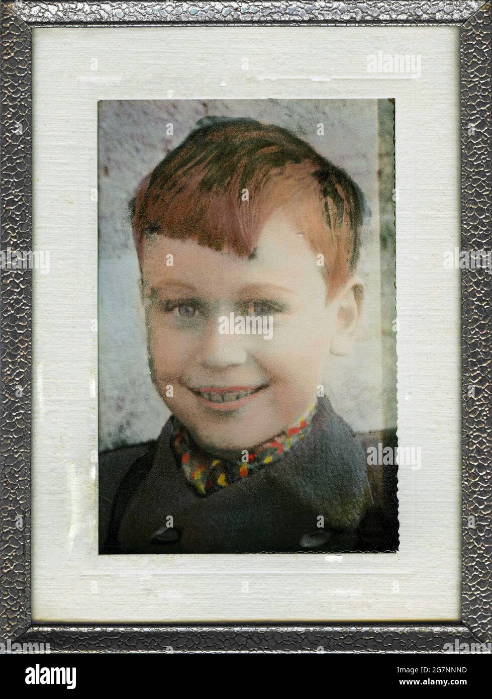Historic Boy Portrait From 1958 Stock Photo - Alamy