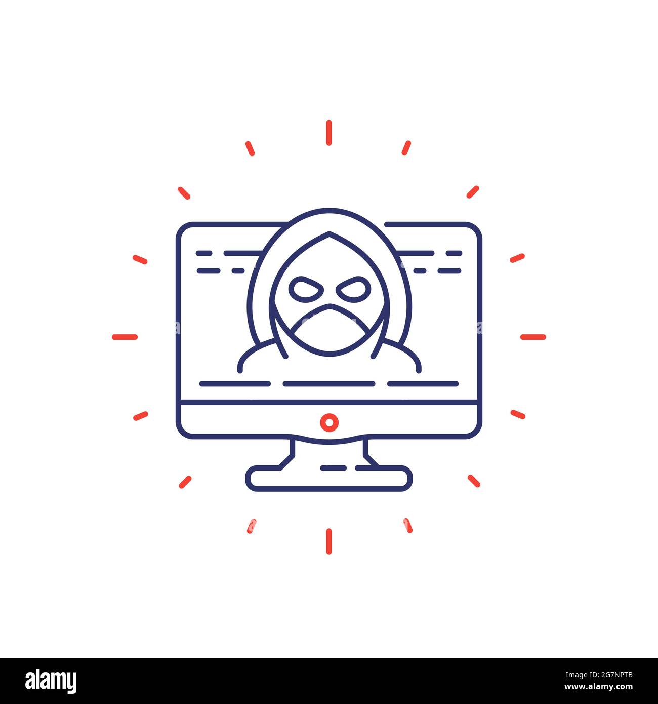 Cyber crime anonymous mask Stock Vector Images - Alamy