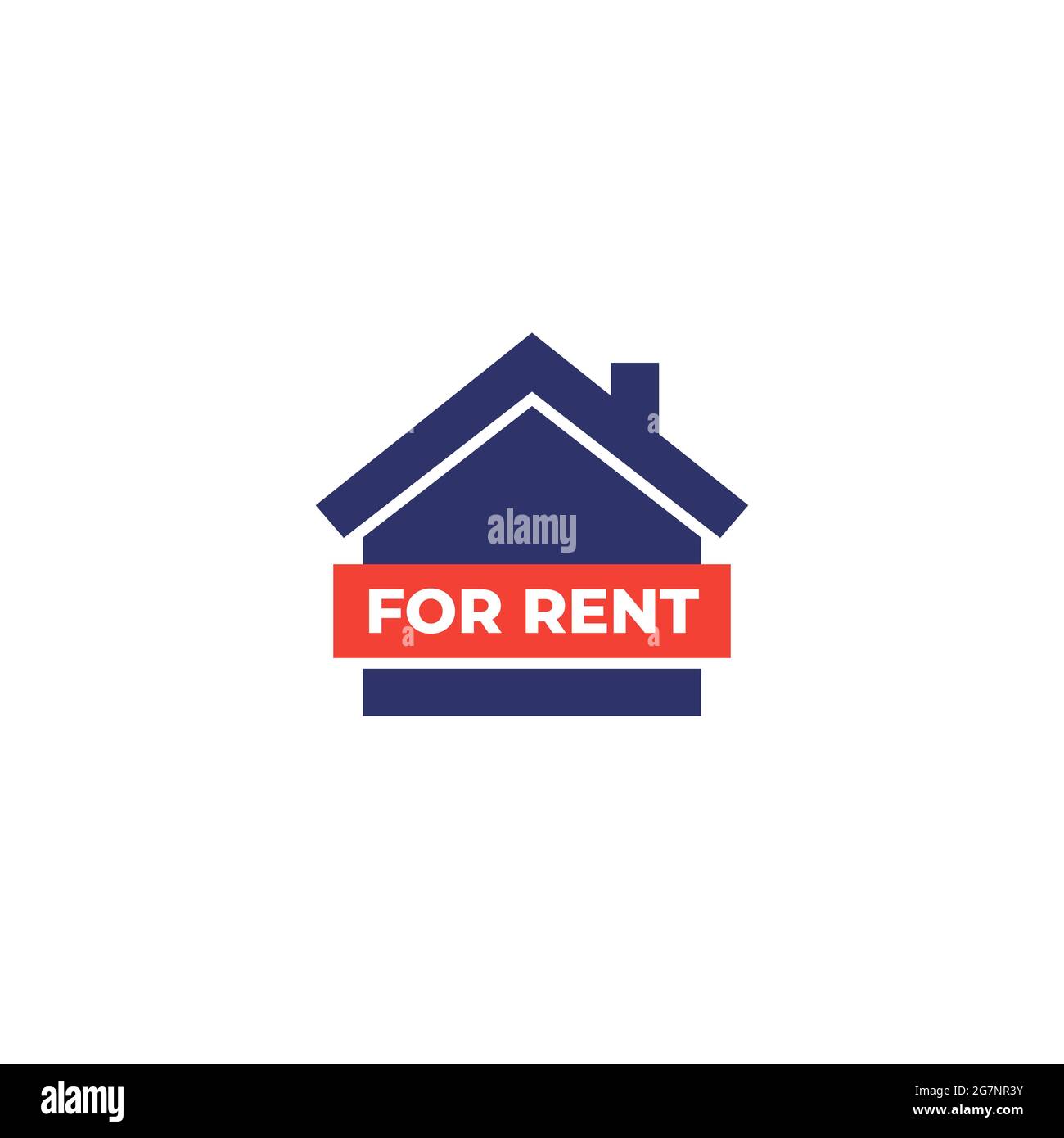 For rent icon with a house, vector Stock Vector Image & Art - Alamy