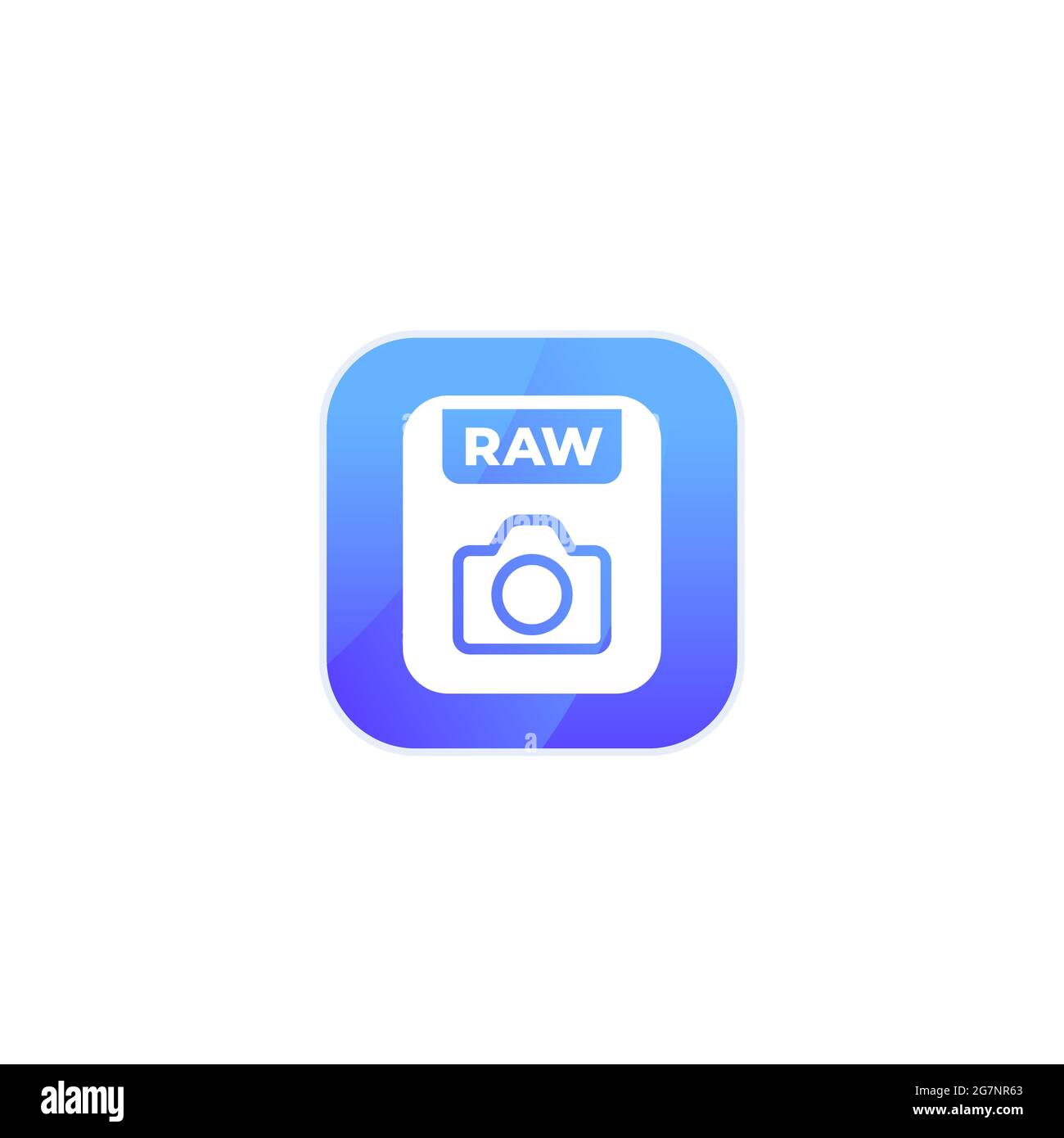 raw file icon with camera, vector logo Stock Vector Image & Art - Alamy