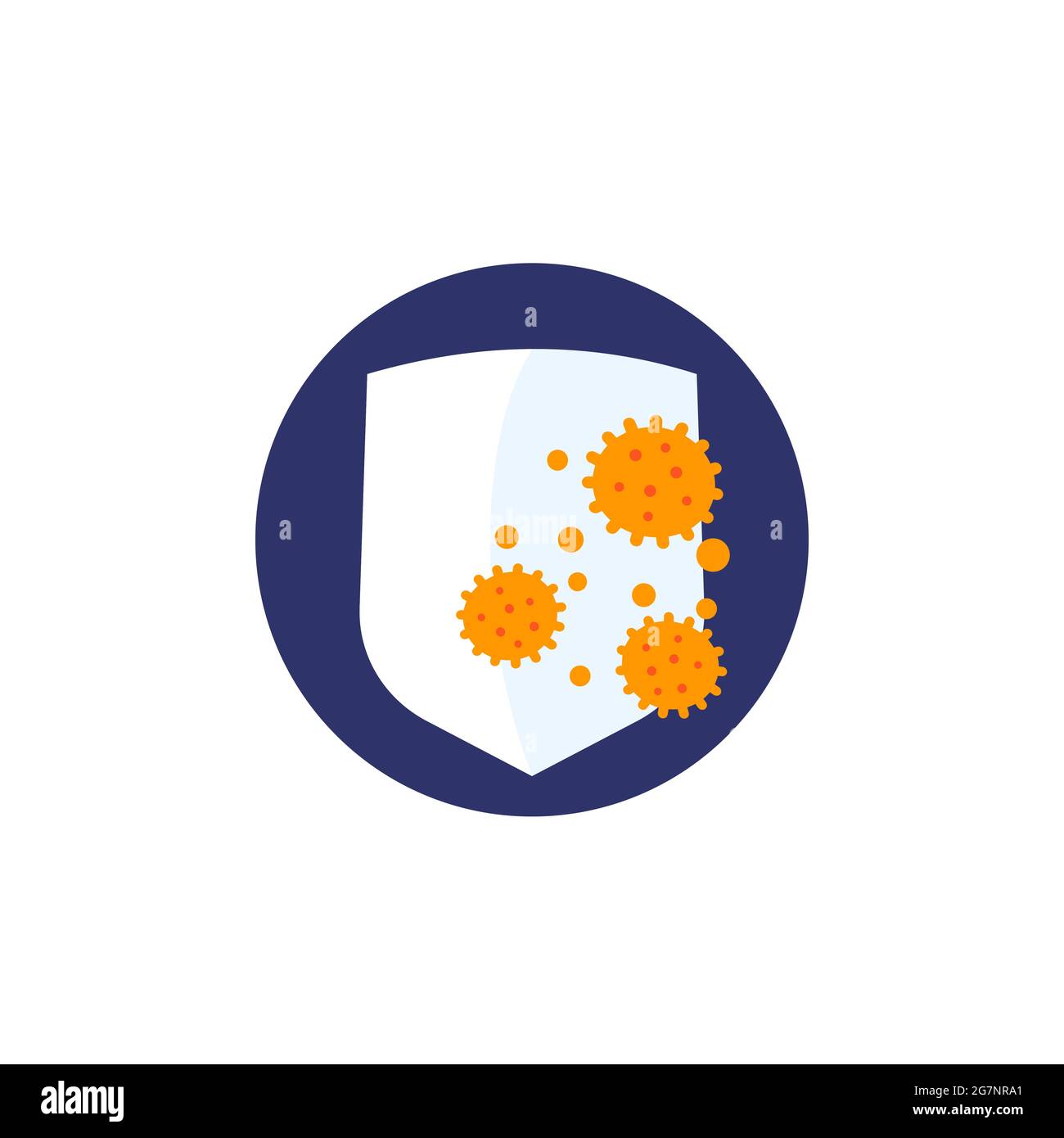 immune system, antibacterial protection icon Stock Vector Image & Art ...