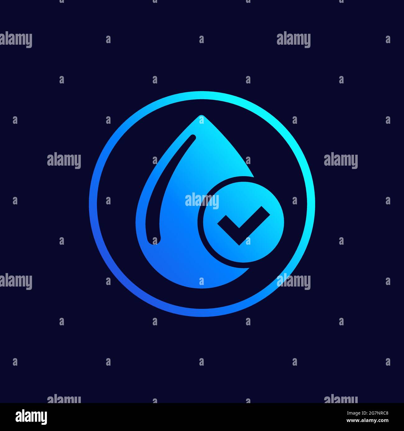 Water level checking Stock Vector Images - Alamy