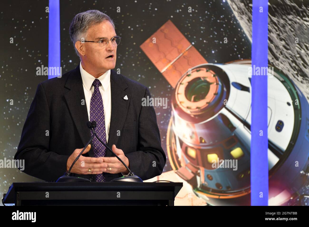 Titusville, United States. 15th July, 2021. Paul Marshall, Assistant ...