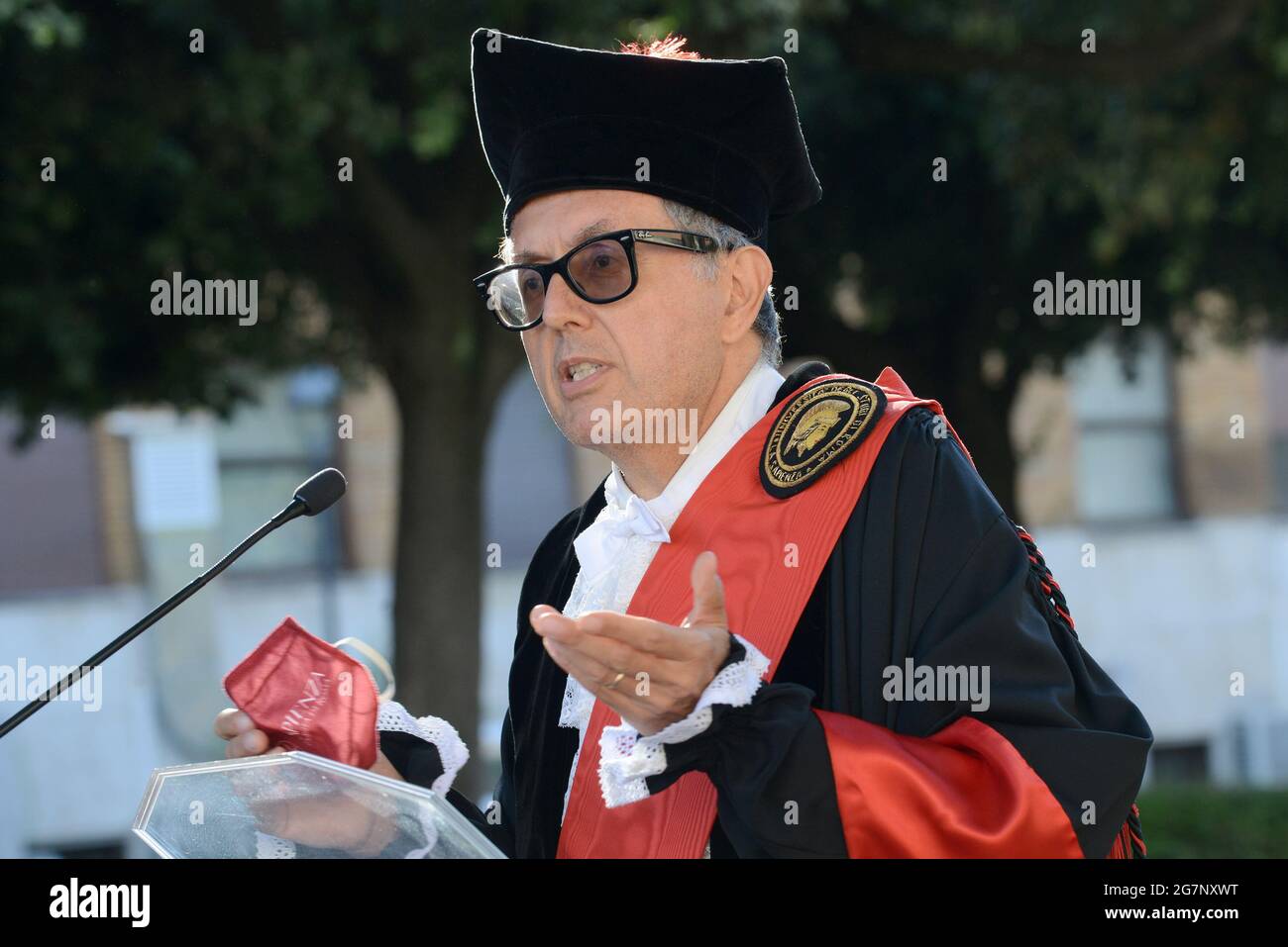 Rome, Italy. 15th July, 2021. In the photo Carlo Della Rocca, dean of ...