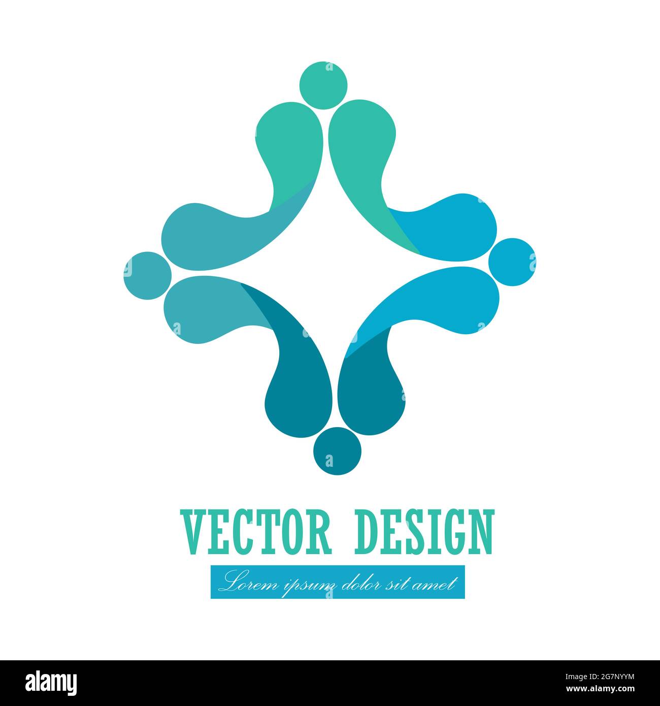 Abstract icon. Vector illustration for a logo, logo or brand, company ...