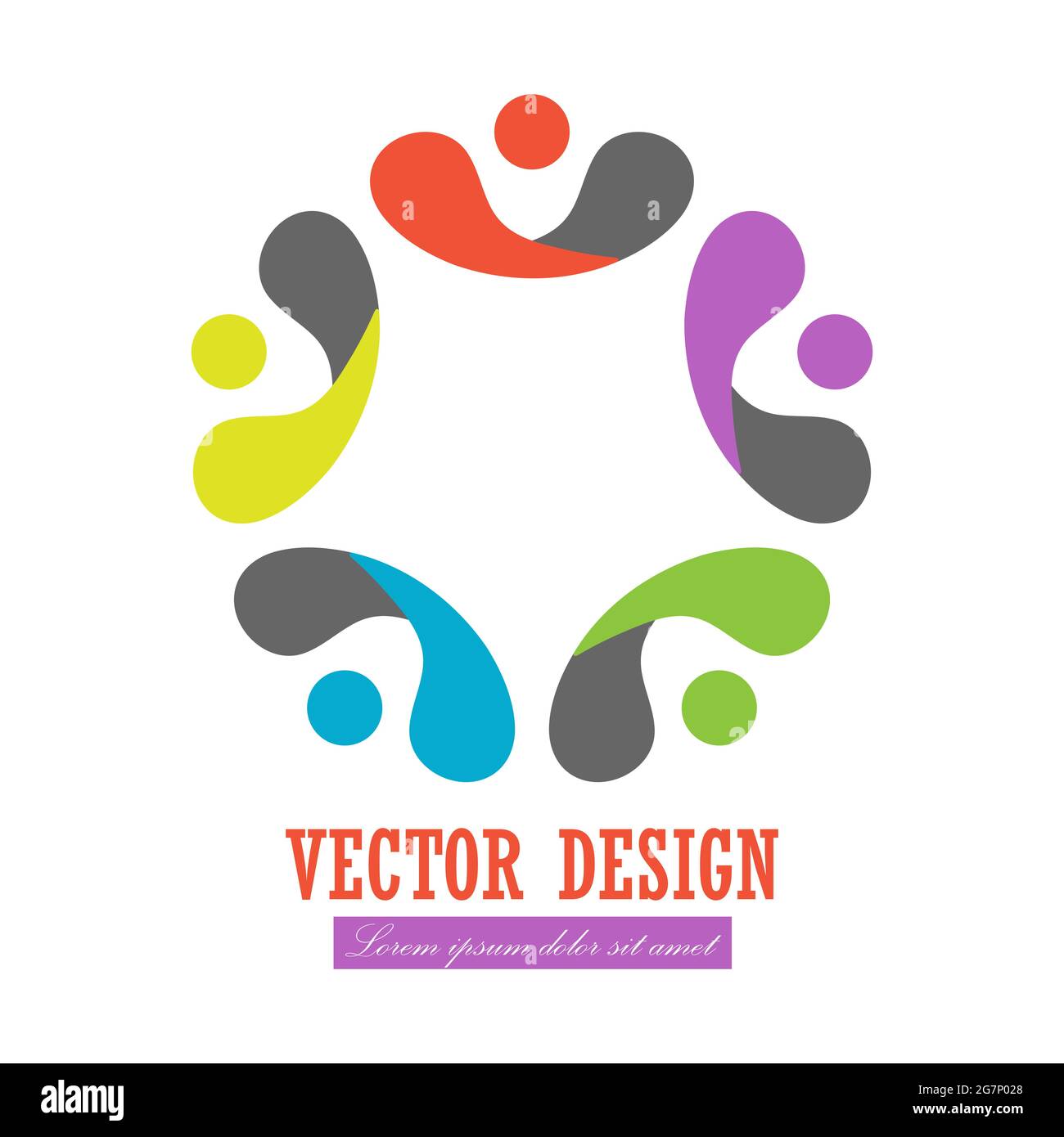 Abstract icon. Vector illustration for a logo, logo or brand, company ...