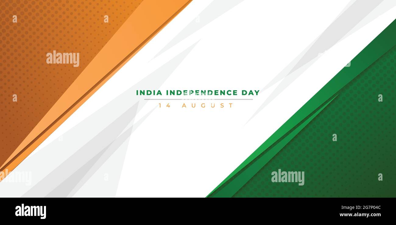 Orange white and green Background with abstract geometric design for ...