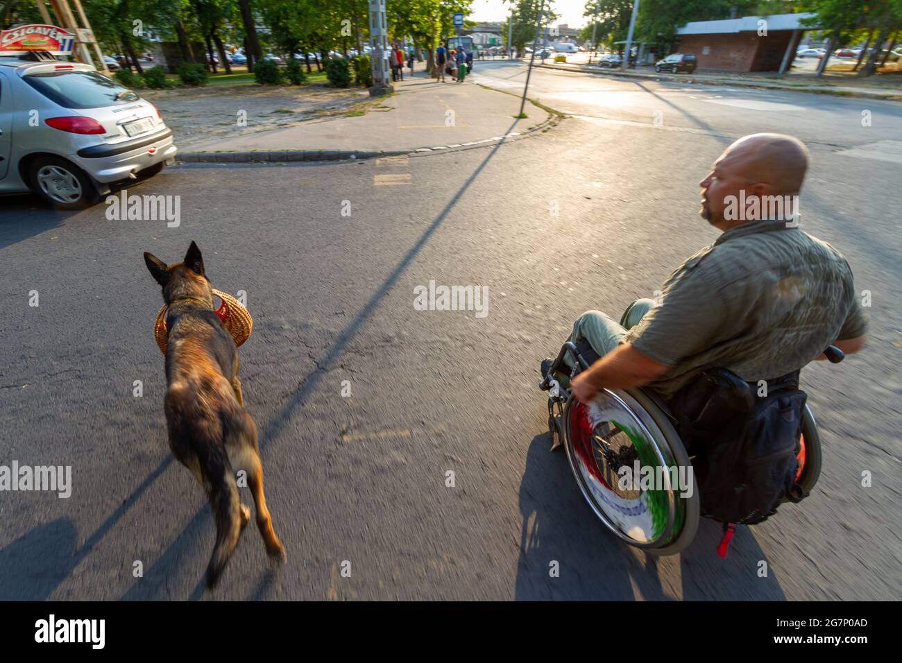 Daily life in a wheelchair Stock Photo - Alamy