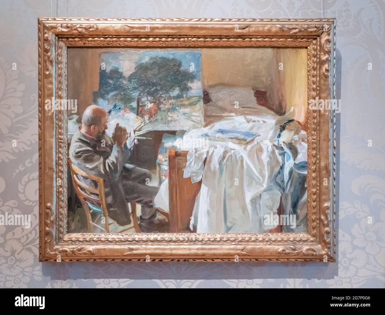 The Artist in his Studio by John Singer Sargent at the Museum of Fine ...