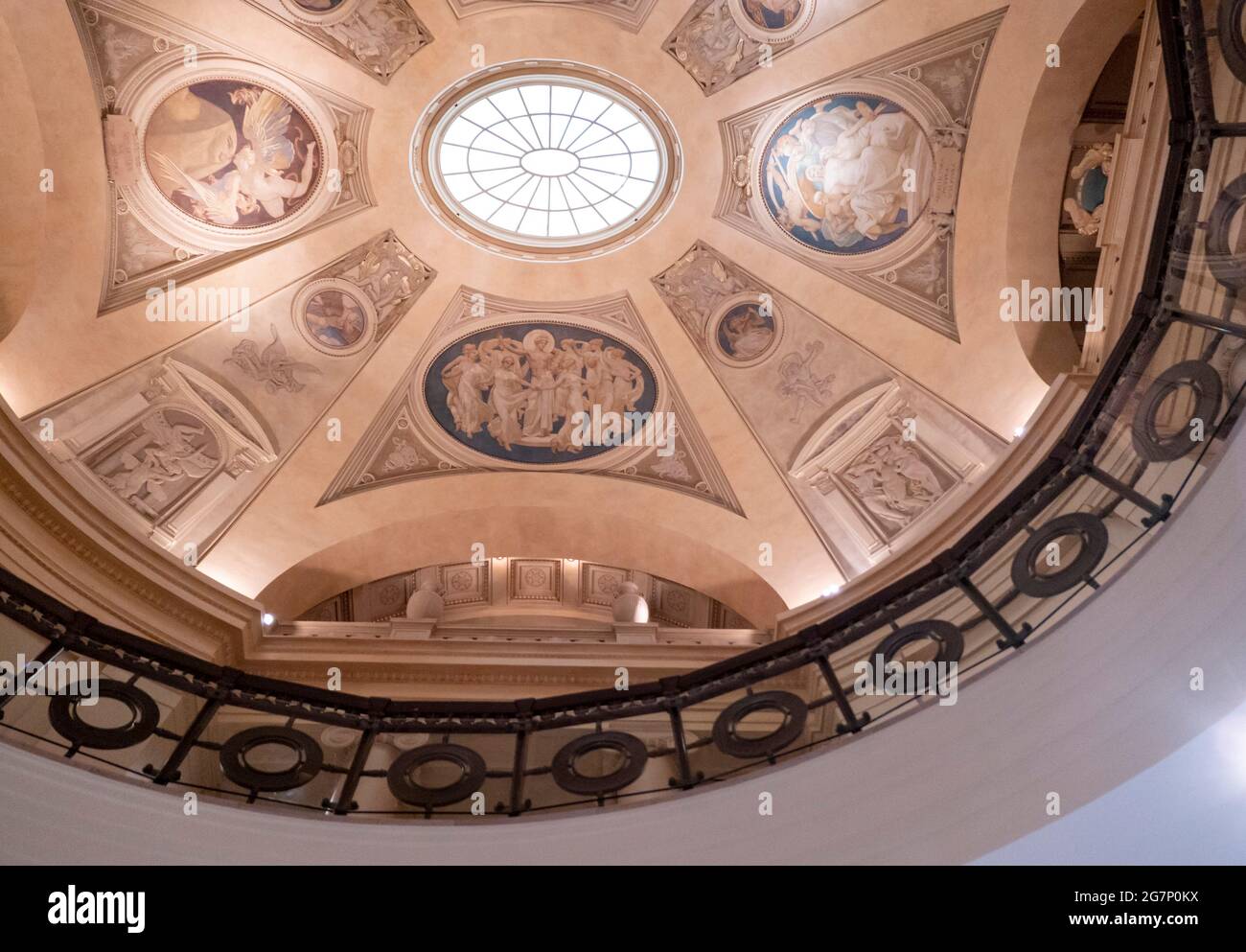 Ceiling murals by John Singer Sargent at the Museum of Fine Art in ...