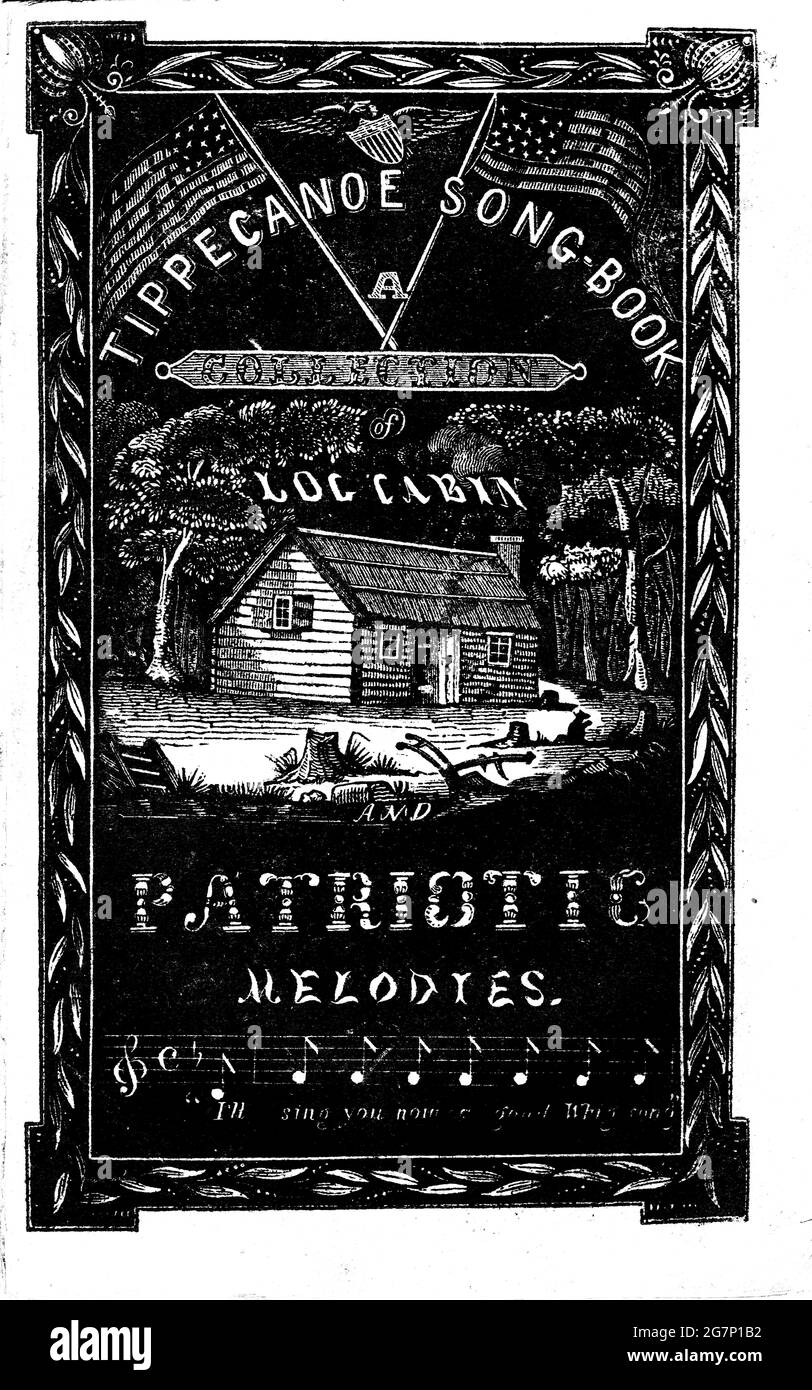 William henry harrison music Black and White Stock Photos & Images - Alamy