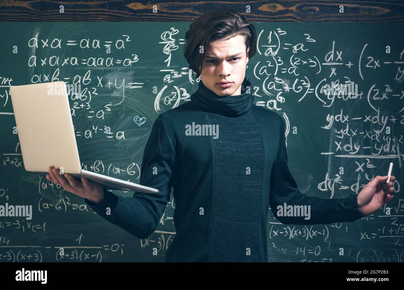 Middle school teacher testing hi-res stock photography and images - Alamy