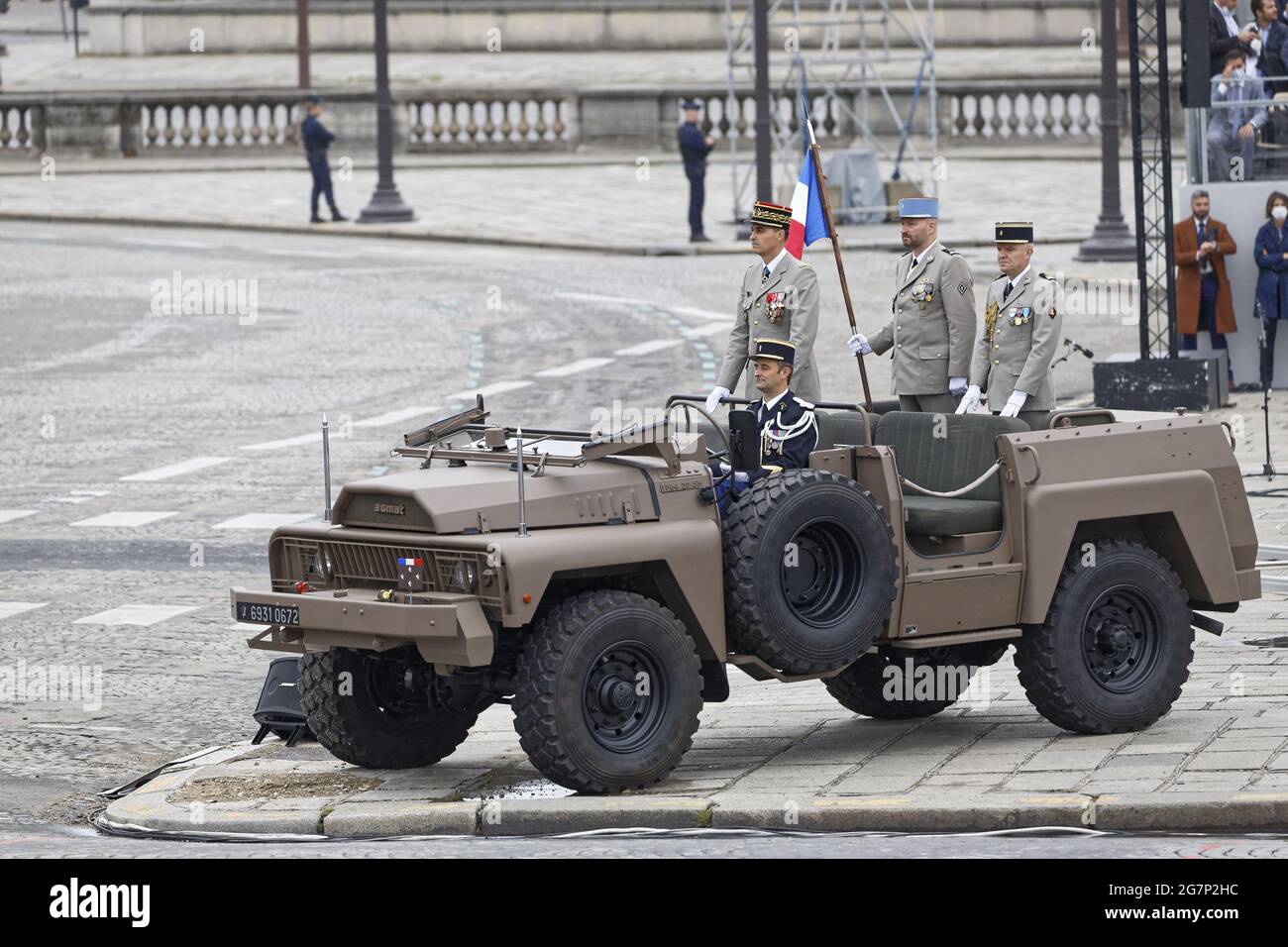 Paris, France. 14th July, 2021. The military parade on Bastille Day ...