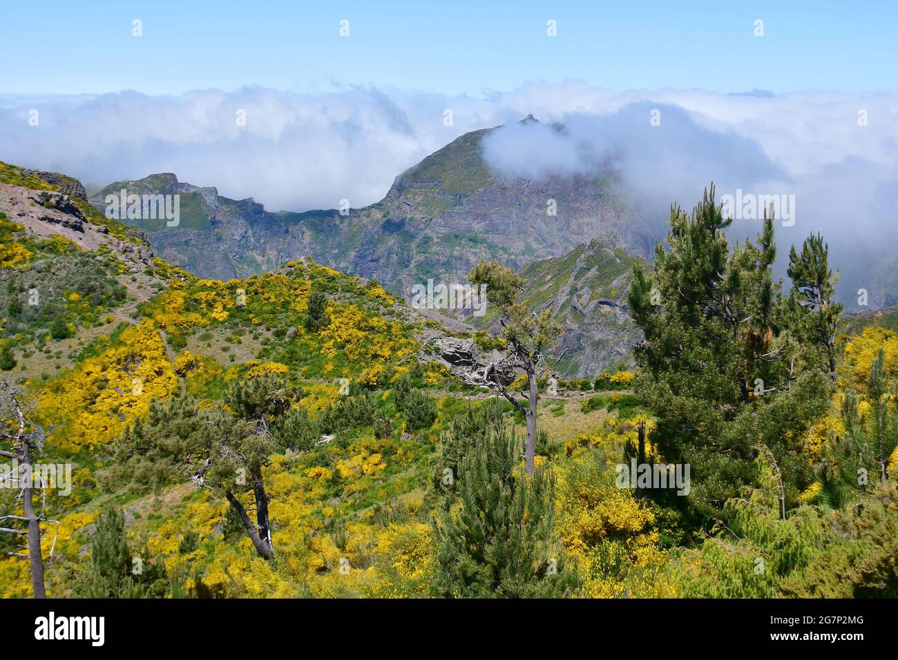 Pico do Arieiro, Pico do Areeiro, Madeira, Portugal, Europe Stock Photo ...