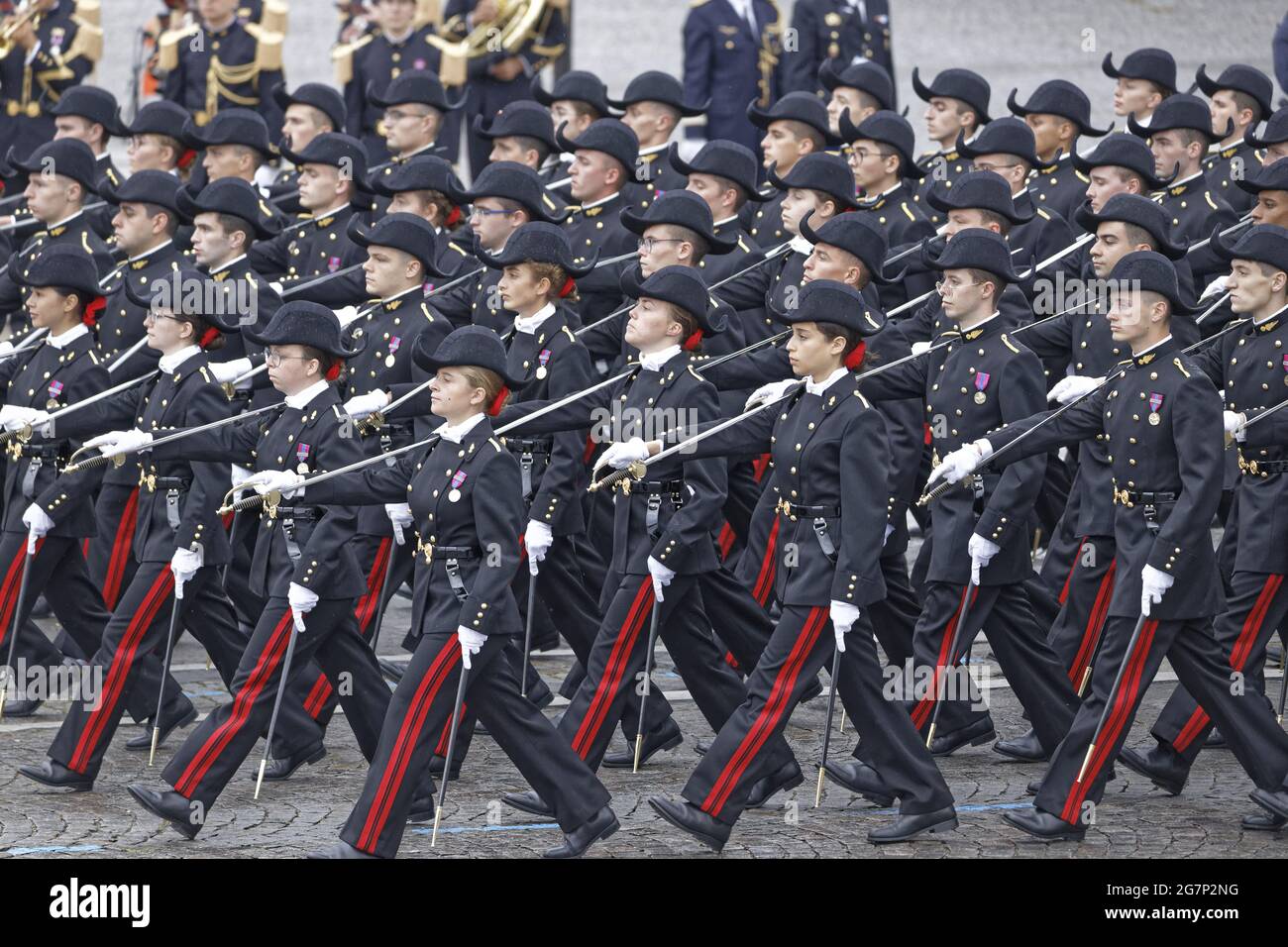 Paris, France. 14th July, 2021. The military parade on Bastille Day ...