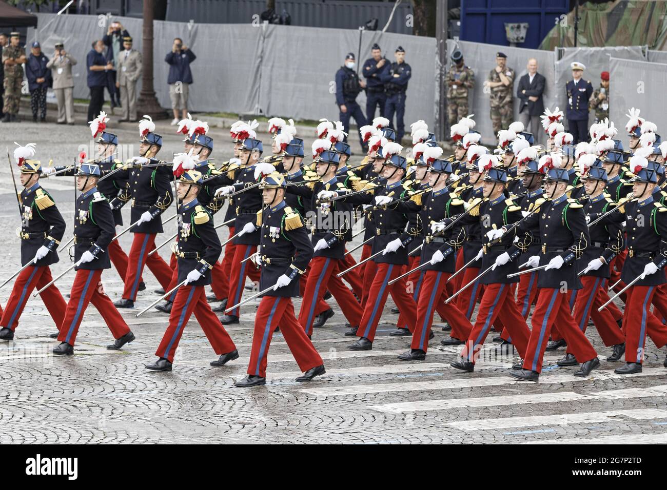 Paris, France. 14th July, 2021. The military parade on Bastille Day ...