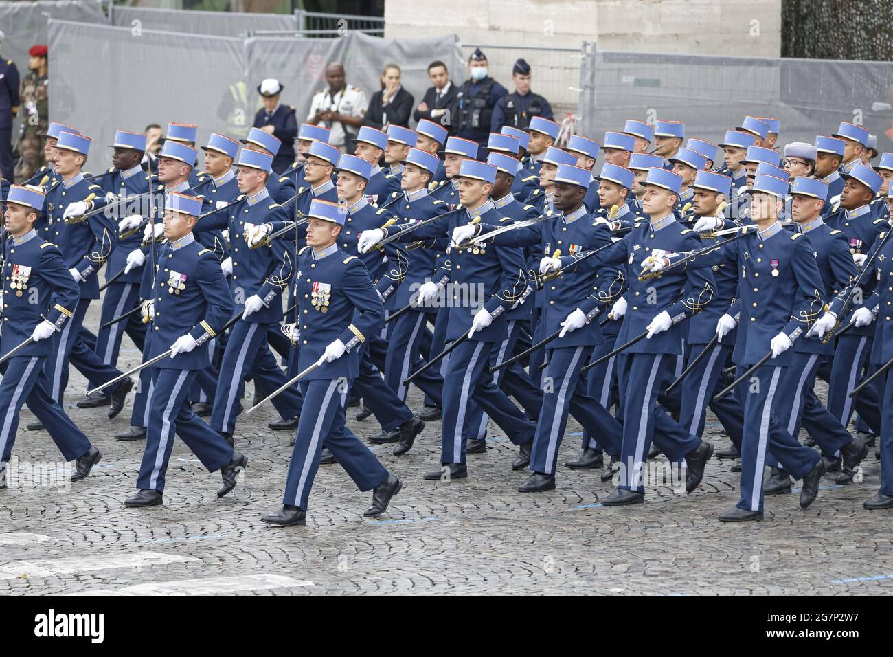 Paris, France. 14th July, 2021. The military parade on Bastille Day ...