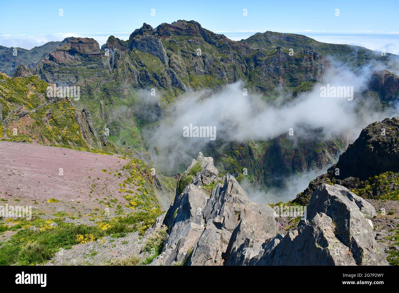 Pico do Arieiro, Pico do Areeiro, Madeira, Portugal, Europe Stock Photo ...